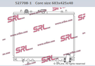 Mecânica: Radiador Mitsubishi L200 Anos 1996 a 2000 MR281023 - JAFC